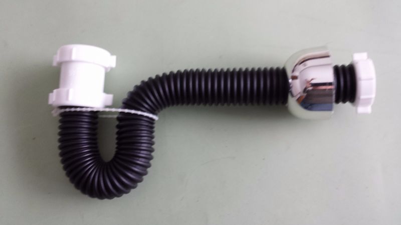 018.Flex Pedestal Sink-trap plastic 1-1/4 kit